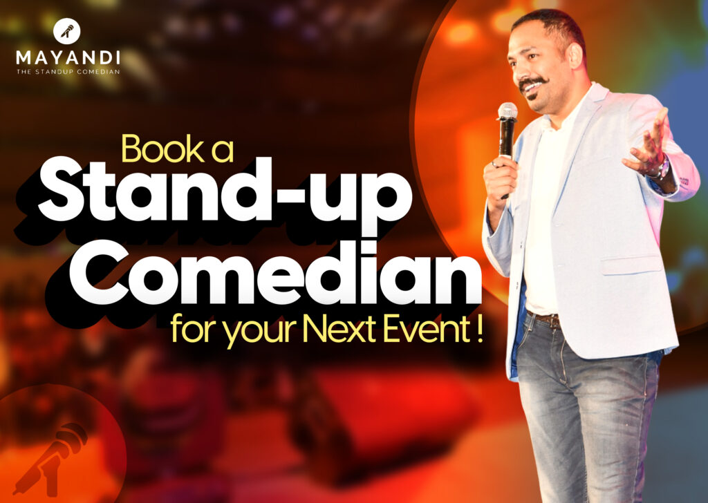 Book A Standup Comedian For Your Next Event - Mayandi- Stand Up ...